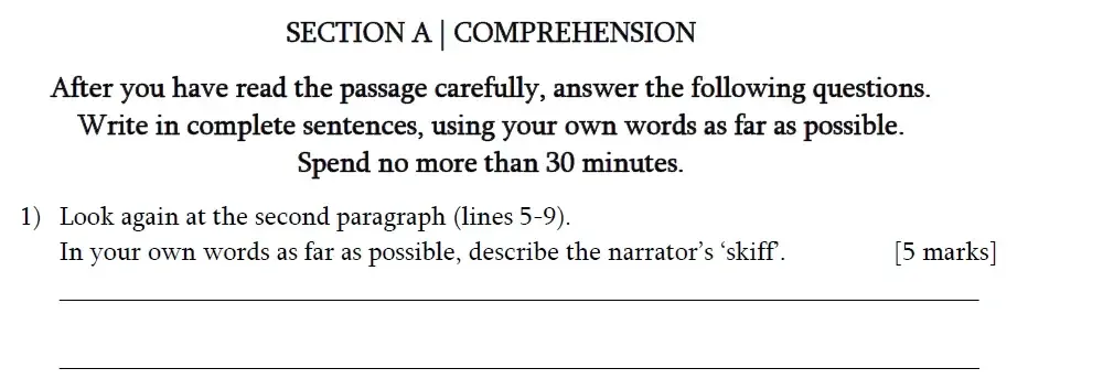 James Allen’s Girls’ School – 11+ English Sample Paper – 2024