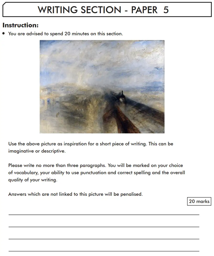 Download Free 2026 (13 Plus) 13+ English Writing Section - Paper 5 - 30 ...