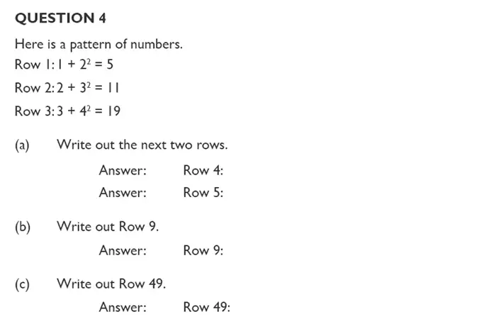 King's College School 13 Plus (13+) Maths Sample Paper 2020 Answers