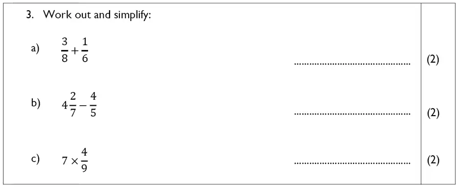 The John Lyon School 13 Plus (13+) Maths Sample Paper Answers
