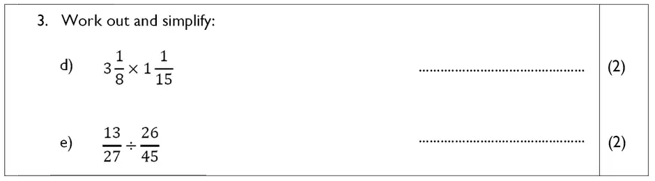 The John Lyon School 13 Plus (13+) Maths Sample Paper Answers