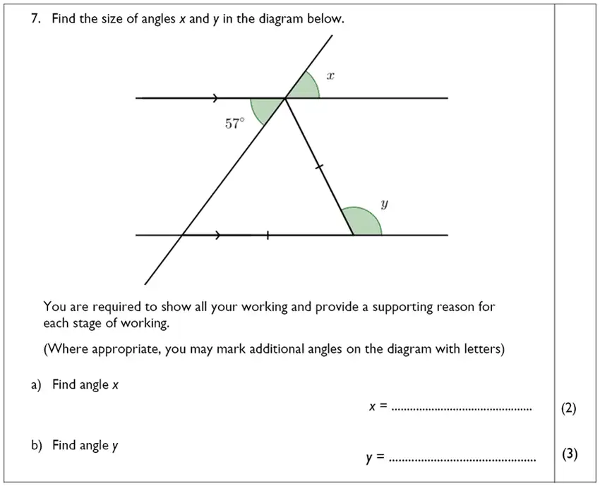 The John Lyon School 13 Plus (13+) Maths Sample Paper Answers